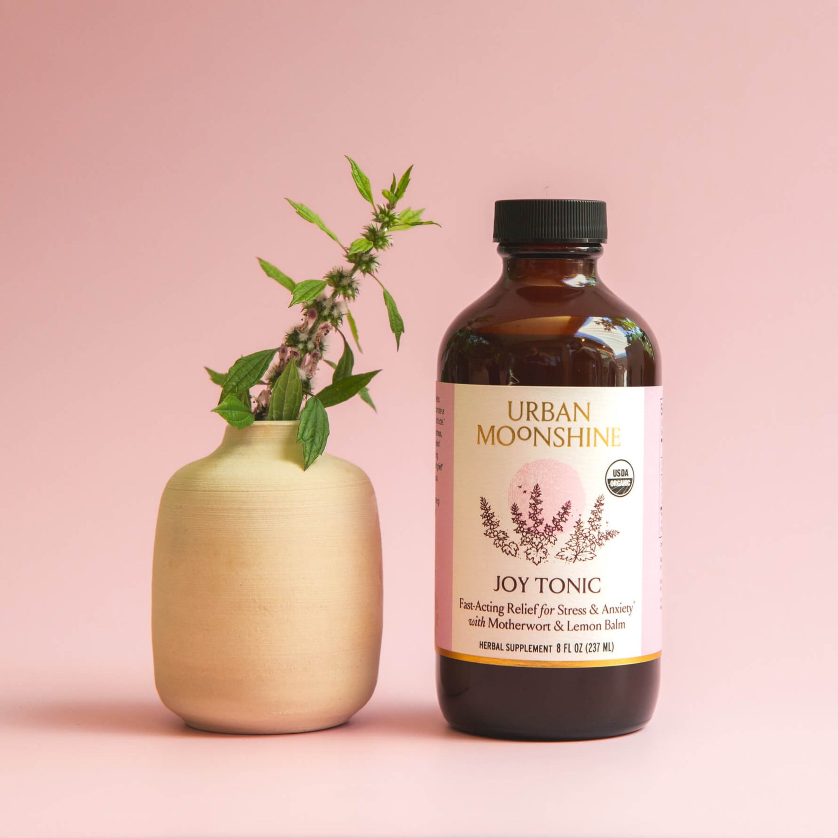 Stress Support Supplement – Herbal Tonic for Mood – Urban Moonshine